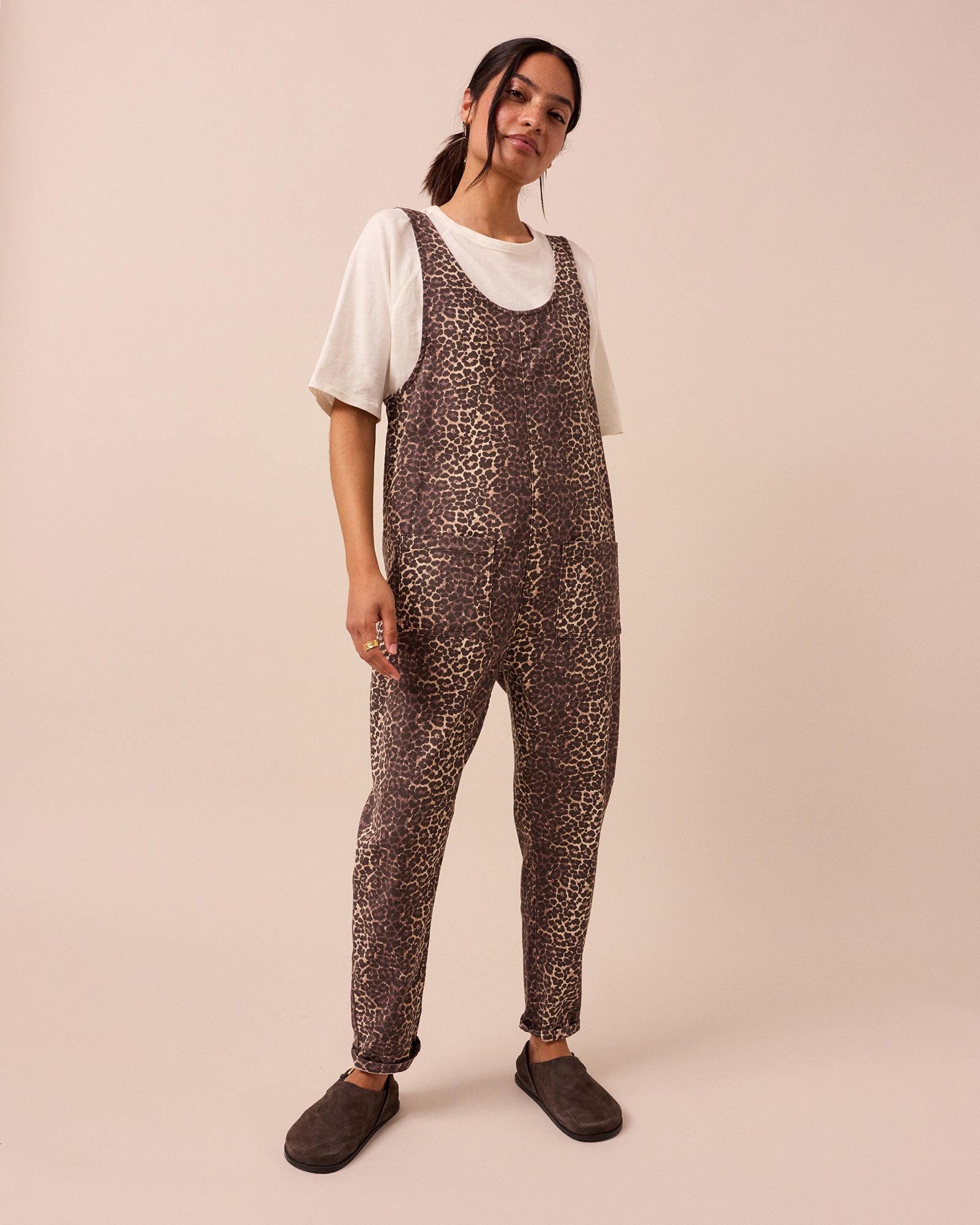Lola Leopard Print Denim Jumpsuit – Beyond Nine
