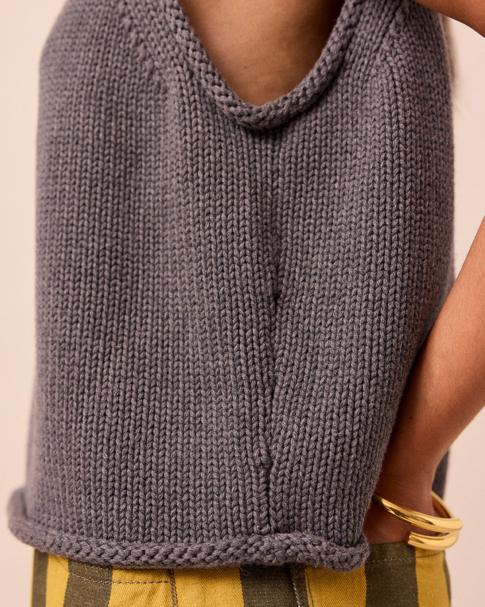 Tyler Fog Knitted Vest – Beyond Nine