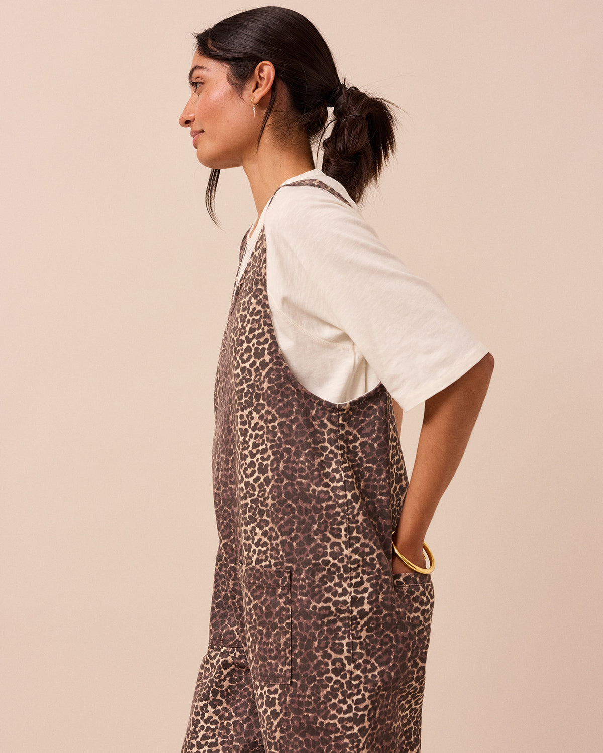 Lola Leopard Print Denim Jumpsuit – Beyond Nine