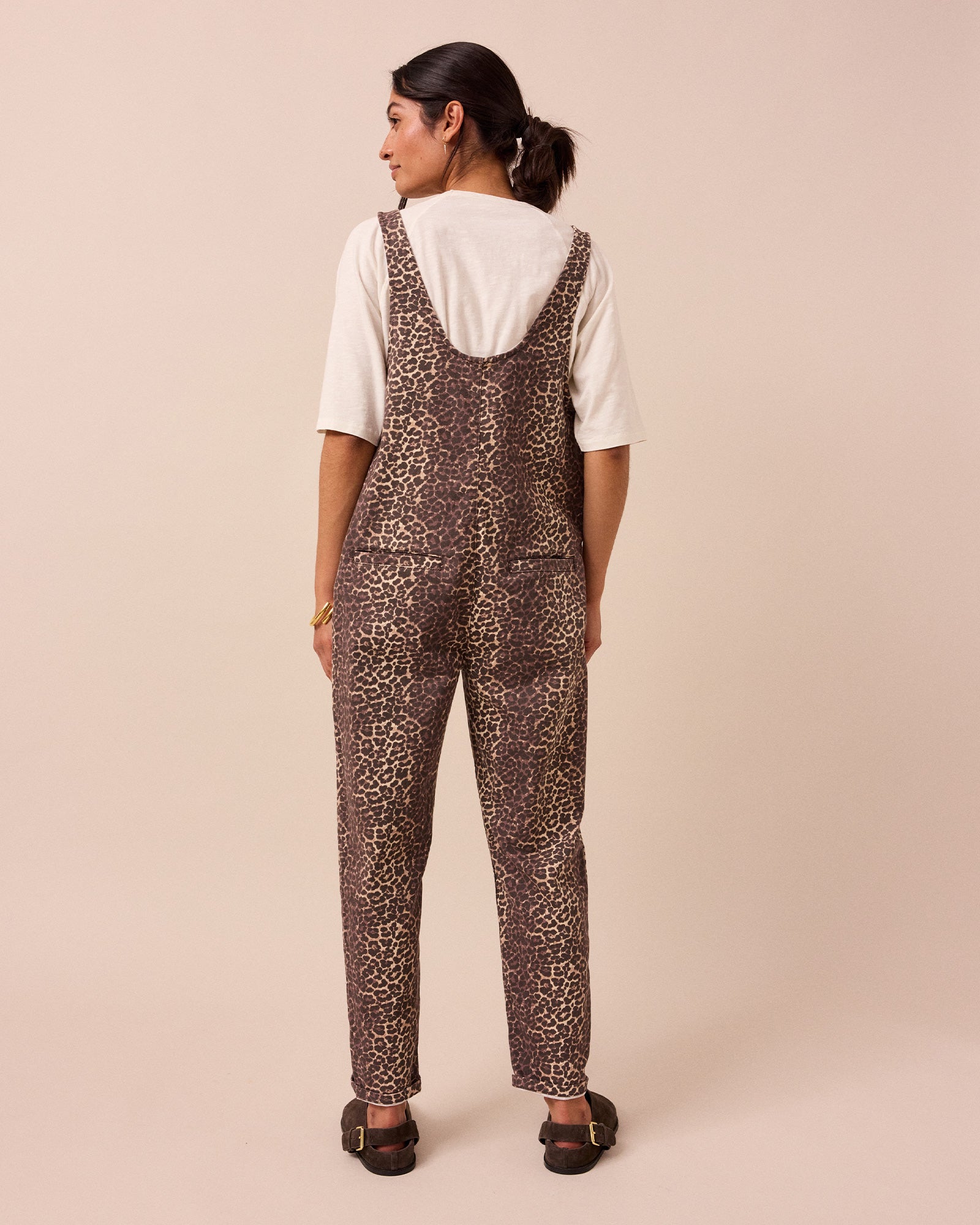 Lola Leopard Print Denim Jumpsuit – Beyond Nine