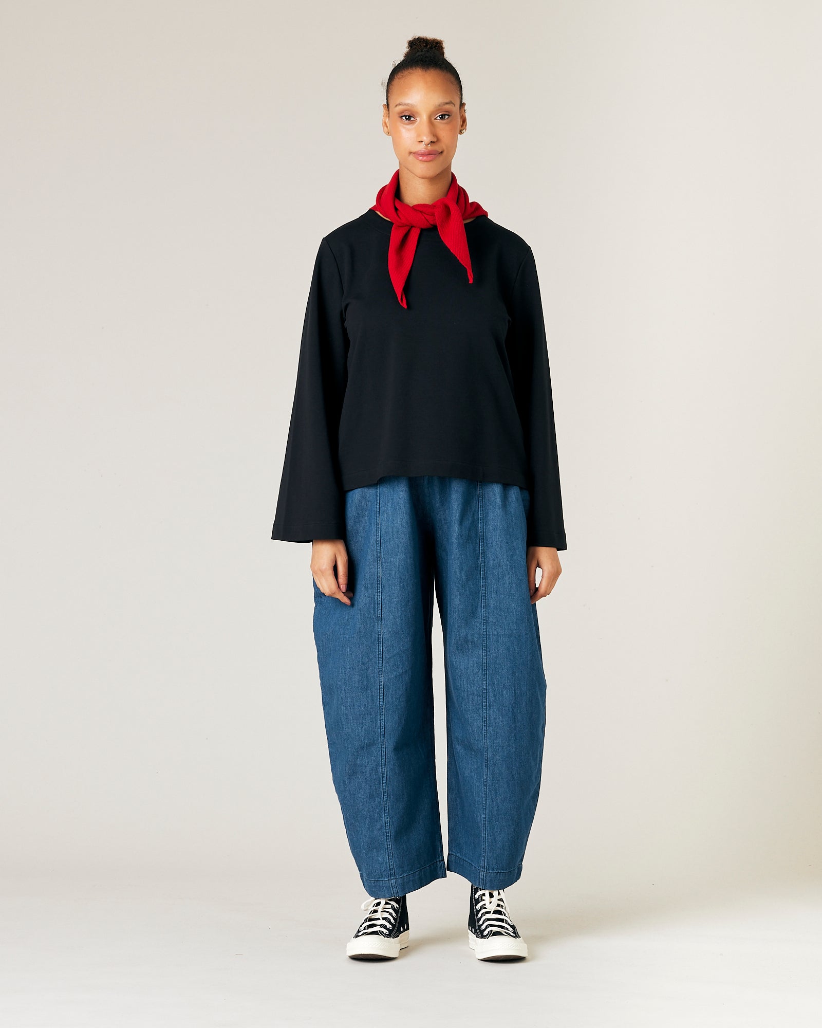 Knitted Neckerchief - Ruby – Beyond Nine