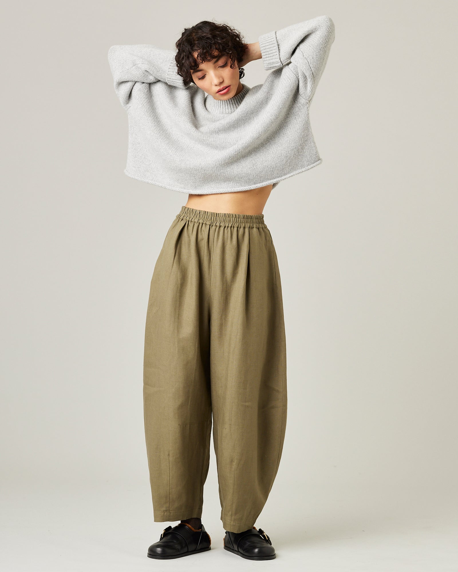 Daisy Khaki Linen Trousers – Beyond Nine