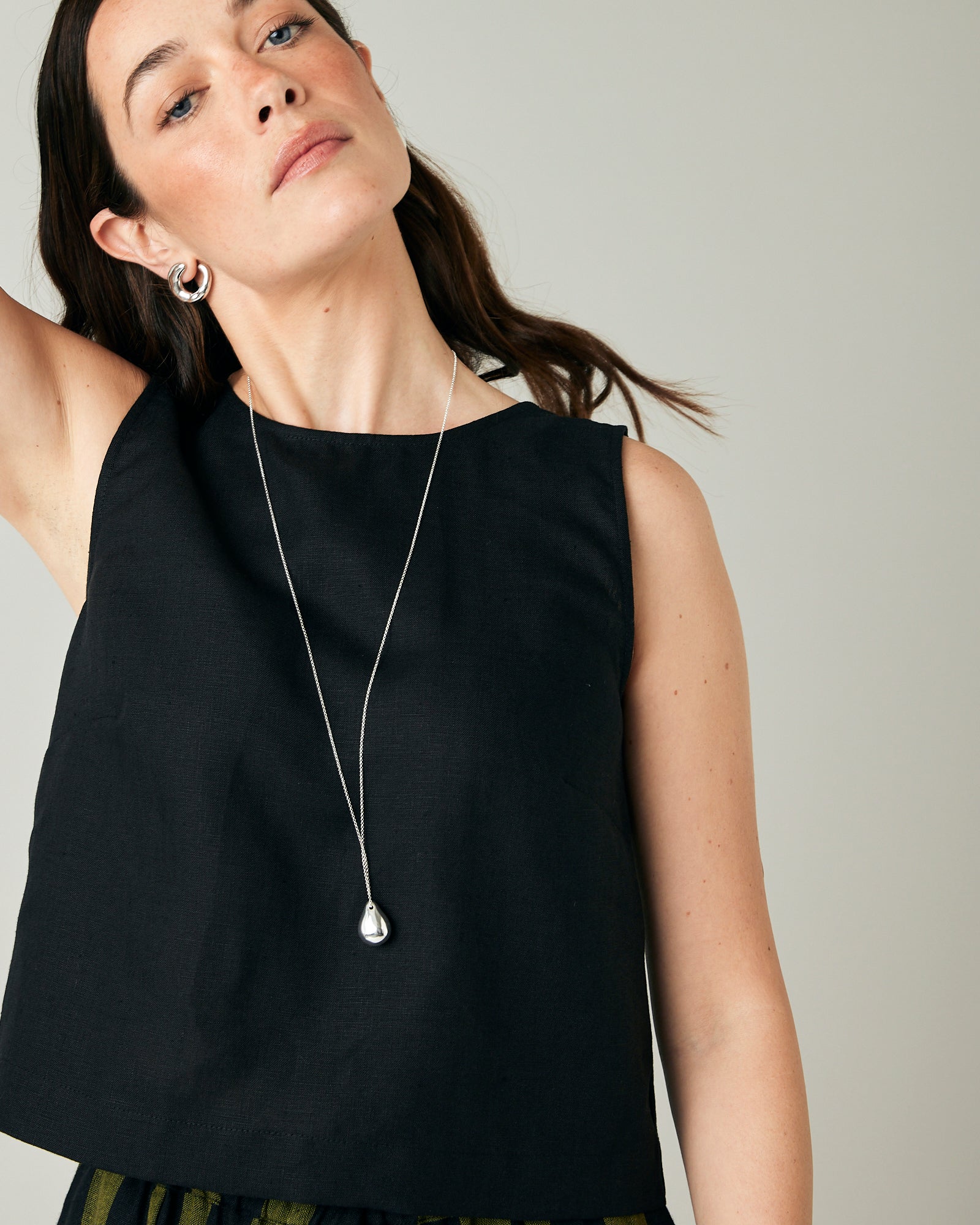 Esme Black Linen Top – Beyond Nine