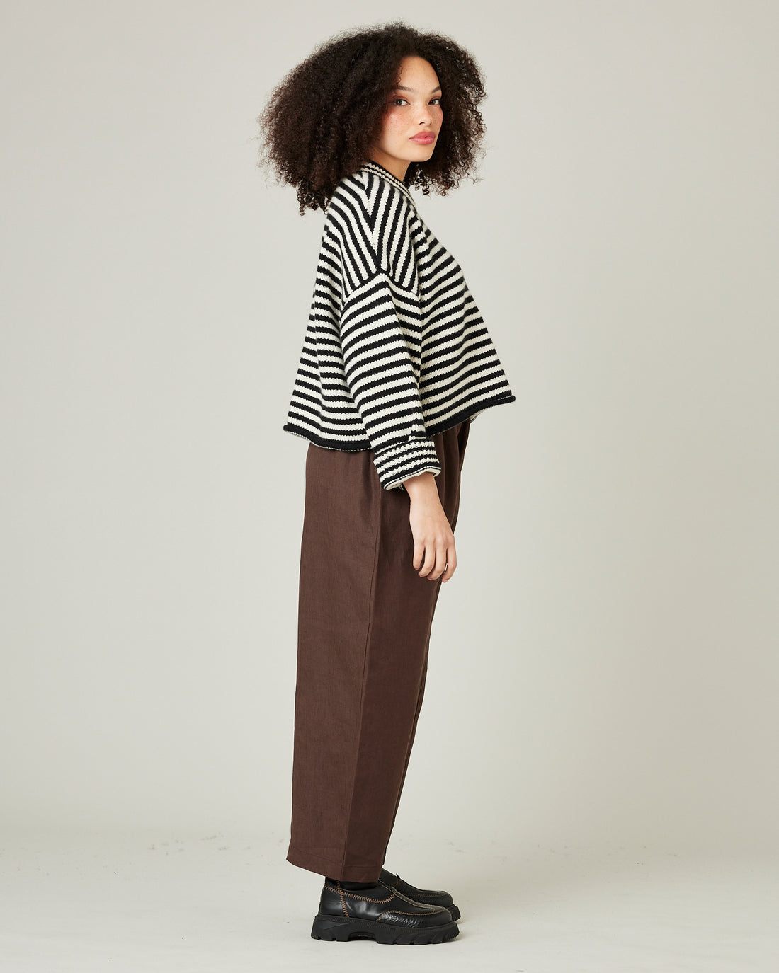 Mabel Chocolate Linen Trousers – Beyond Nine