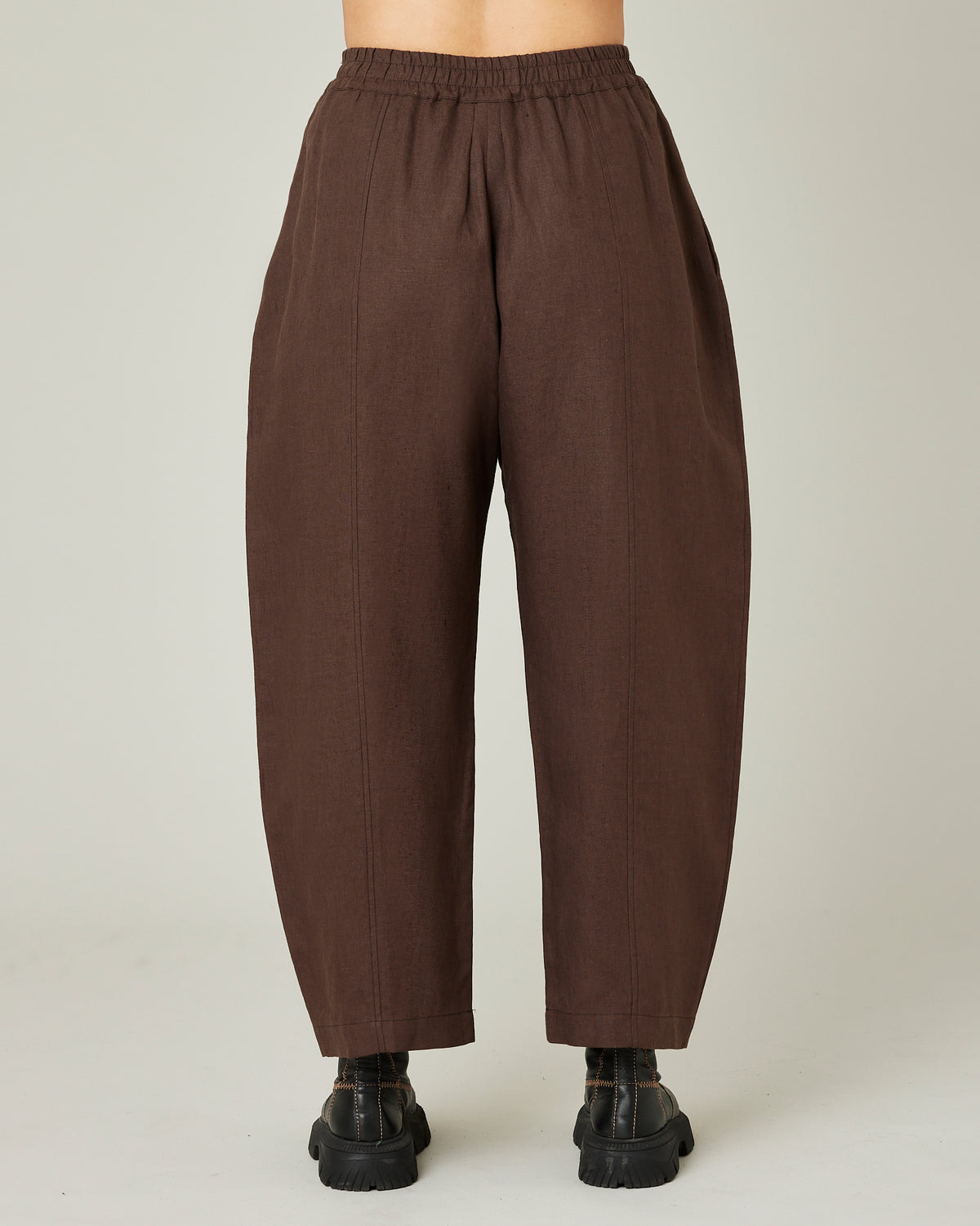 Mabel Chocolate Linen Trousers – Beyond Nine