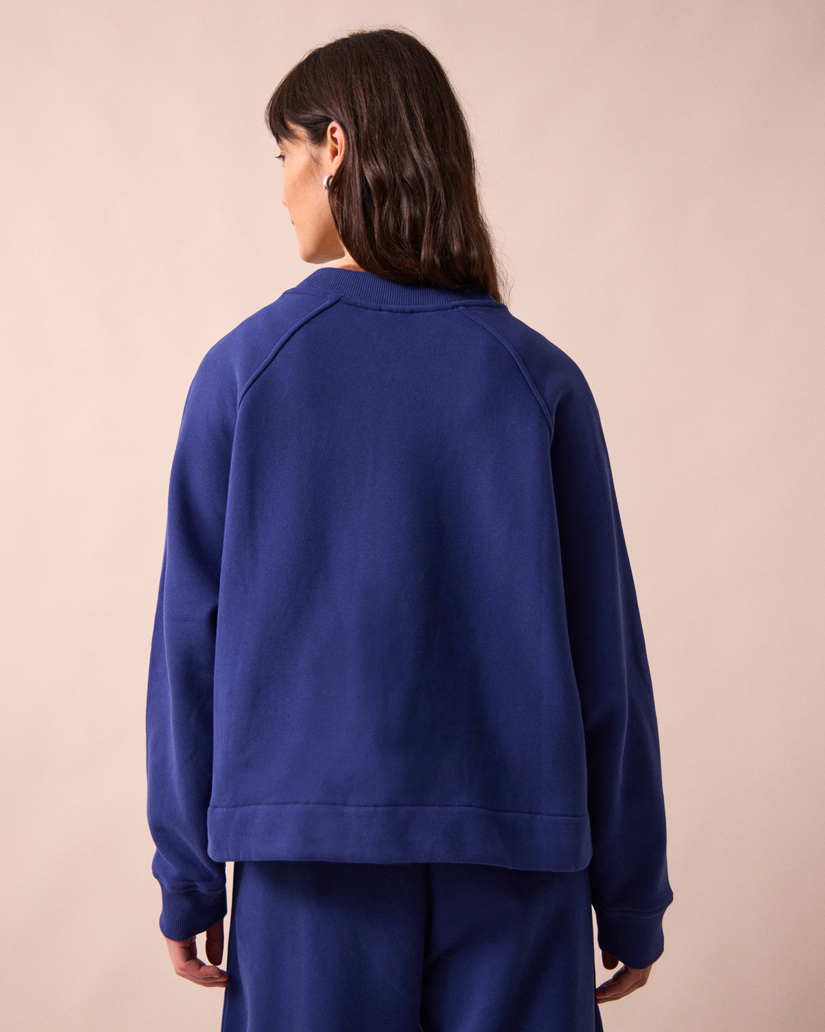 Noa French Blue Fleeceback Jersey Jumper – Beyond Nine