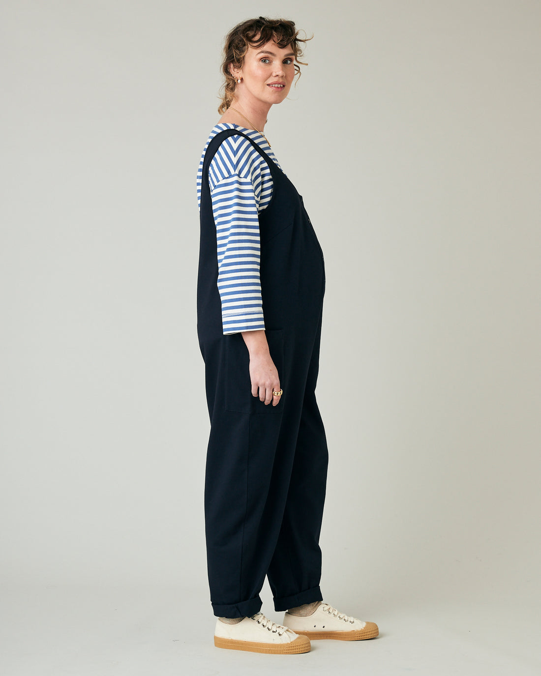 Poppy Jumpsuit - Midnight Navy – Beyond Nine