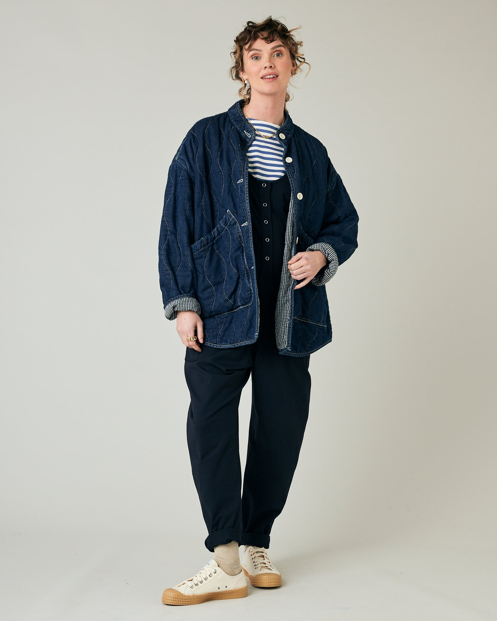 Poppy Jumpsuit - Midnight Navy – Beyond Nine