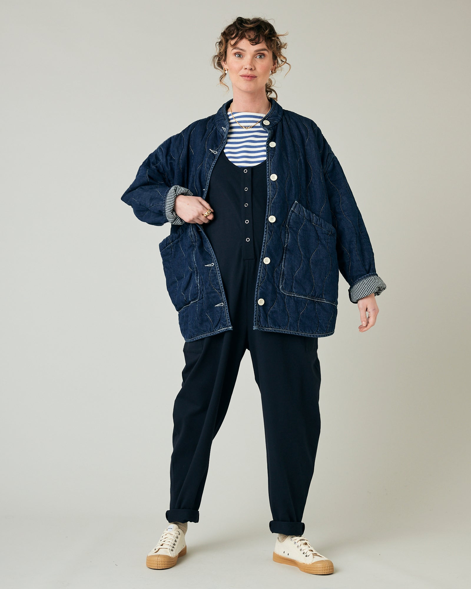 Poppy Jumpsuit - Midnight Navy – Beyond Nine