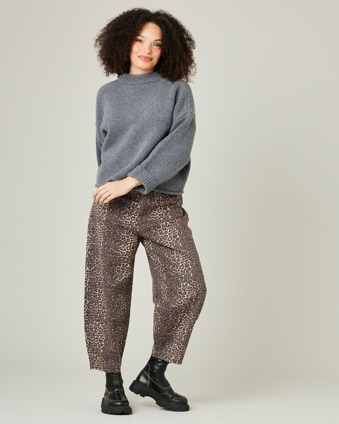 Remi Leopard Print Denim Jeans – Beyond Nine